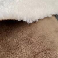 China 100 Polyester Jacket Suede Bonded Fabric 75Dx160D 420gsm 150cm for sale