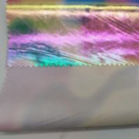 China 150CM Outdoor Breathable Silver Foiled Fabric 108gsm 100% Polyester 30DX30D for sale