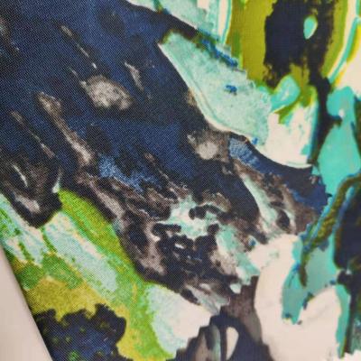 China 100 Polyester Printed Microfiber Fabric For Clothing 140gsm Breathable for sale