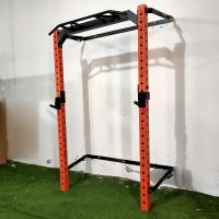 China Customized Steel Strength Equipment Home Indoor Folding Power Racks Wall Squat Rack for sale
