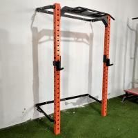 China Customized Steel Strength Equipment Home Indoor Folding Power Racks Wall Squat Rack for sale