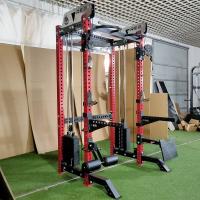 China 1250*1250*2300mm Multifunctional Smith Machine Fitness Power Rack for Body Building for sale