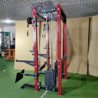 China G.W 415kg N.W 380kg Multi Function Gym Machine Squat Rack with DAP Fitness Equipment for sale