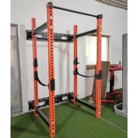China Folding Commercial Squat Racks with 220kg Net Weight and Customized Logo Availabled for sale