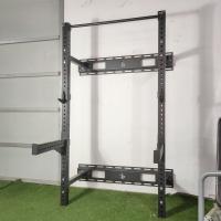 China Folding Commercial Squat Racks with 220kg Net Weight and Customized Logo Availabled for sale