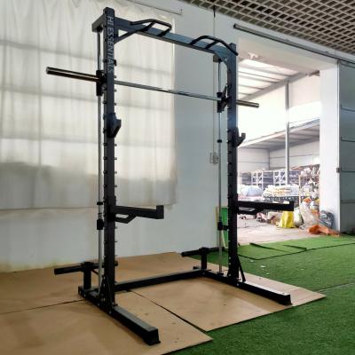 China CE Certification Smith Machine Squat Rack for Weightlifting and Bench Press Training for sale