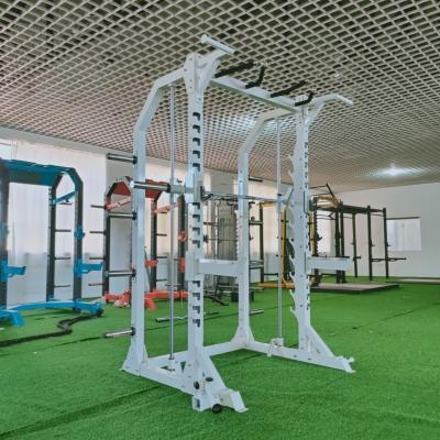 China Multi Functional Trainer Smith Machine Cable Crossover Gym Equipment for Adult Unisex for sale