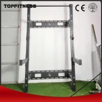 China 80kg Net Weight Manual Power Source Wall Mounted Folding Squat Strength Rack for Home for sale