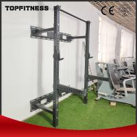 China Customized Logo Availabled Wall Mounted Folding Squat Strength Rack for Home Gym for sale