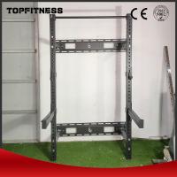 China Adult Adjustable Wall Mounted Squat Rack Foldable Cross Fit Squat Rack 1250*650*2300mm for sale
