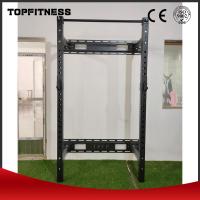 China Wall Mount Folding Squat Power Rack Custom Made Colour for Leg Strengthening for sale