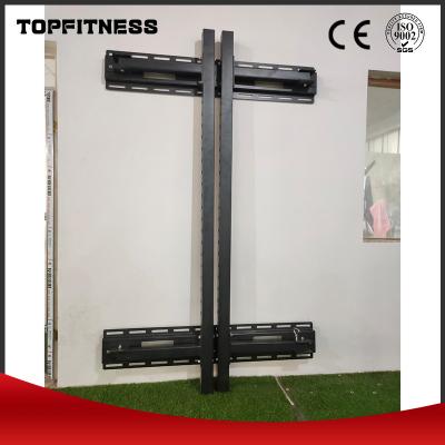 China Wall Mounted Folding Squat Rack Custom Made Colour for Home Gym Fitness Equipment for sale