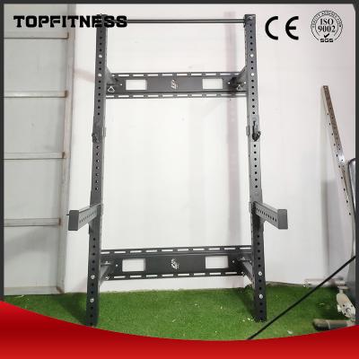 China Home Exercise Appliance Multi-Function Weight Lifting Power Rack Wall Mount Squat Rack for sale