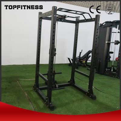 China Gym Fitness Equipment Adjustable Power Cage Multi-Function Squat Power Rack Gym Machine for sale