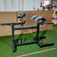 China 75*75*3mm Pipe Thickness Adult GHD Roman Chair Integrated Gym Machine Glute Ham Developer for sale