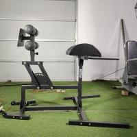 China Glute Ham Developer GHD Roman Bench Back Hyperextension Chair for Adult Gym Exercises for sale