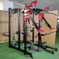 China All in One Commercial Multifunctional Gymnasium Equipment Squat Rack Smith Machine for sale