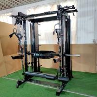 China Initial Payment Cable Crossover Multifunctional Commercial Smith Machine Gym Machine for sale