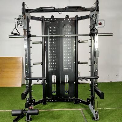 China Steel Simple Fitness Equipment Multi-Functional Smith Machine Custom Made Colour for sale