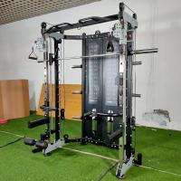 China Steel Simple Fitness Equipment Multi-Functional Smith Machine Custom Made Colour for sale