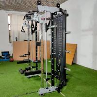 China Steel Simple Fitness Equipment Multi-Functional Smith Machine Custom Made Colour for sale
