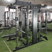 China Folded Unfolded Gym Dual Cable Cross Machine for Multi-Functional Body Building Workout for sale