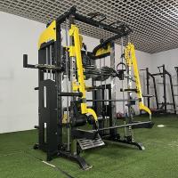 China Adult Fitness Multi Function Gym Equipment Manual Power Source Smith Machine and Cable Crossover for sale