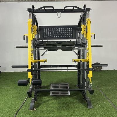 China Body Building Multifunctional Fitness Equipment Trainer Smith Machine with Weight Stack for sale