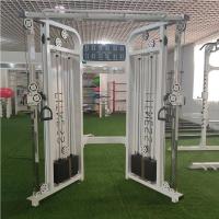 China Manual Power Source Cable Cross Machine Dual Adjustable Pulley for Fitness Gym Machine for sale
