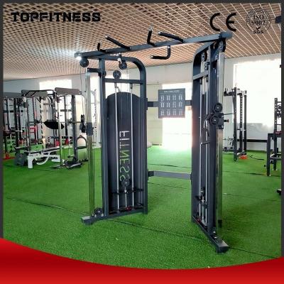China Chest Exercise Part Multi Smith Machine Dual Cable Cross Machine With Customized Logo for sale