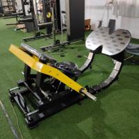 China 130.000kg Gross Weight Waist Exercise Part Hip Thrust Gym Equipment Glute Bridge Machine for sale