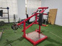 China Leg Exercise Equipment Supply Soundless Compact Standing Leg Press Hack Squat Tru Squat for sale