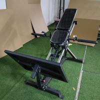 China Customizable Style Compact Standing Leg Press Hack Squat Fitness Equipment US Currency for sale