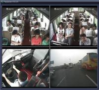 China 256G SD Mobile DVR with GPS Tracking , MDVR 4CH Car Camera Mobile for sale
