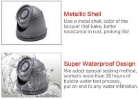 China Reversing HD Car Dome Camera , 1.3 Mega pixel 960P AHD bus Cameras for sale
