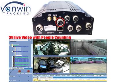 China H.264 Digital Video Recorder G-sensor Bus People Counter 1TB HDD Storage for sale
