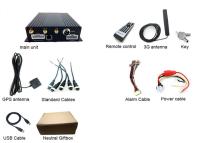 China Vehicles 4 Channel Car DVR / Mobile DVR PTZ Local Remote Control for sale