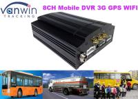 China High End Hard Drive  Full HD 8CH Vehicle Blackbox DVR  with  8 Camera for sale