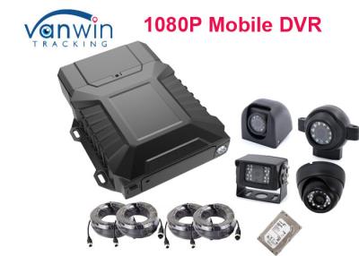 China 4CH AHD 1080P School Bus Mobile DVR Kit Vehicle Surveillance Solution for sale