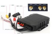 China 4CH AHD 1080P School Bus Mobile DVR Kit Vehicle Surveillance Solution for sale