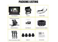 China Auto 12V 24V Visual Reversing Radar System Car Backup Radar For Heavy Duty for sale