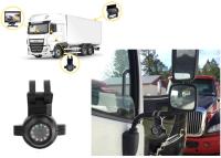China 12V / 24V Car Security Camera Waterproof Front Side View Night Vision Camera For Truck for sale