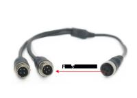 China 4pin Waterproof Extension Cable Male To Male / Female To Female M12 Wire Connector for sale