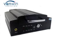 China Vehicle HDD Mobile DVR 4CH AHD 720P , Realtime 3G / 4G wifi car dvr GPS G - sensor for sale