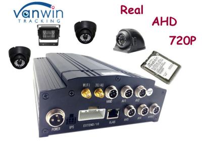 China Hard disk 4 channel HD Mobile DVR car recorder with GPS 4G WIFI support 2TB for sale