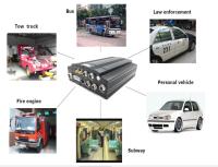 China HD CCTV Vehicle Camera 4 Channel Mobile DVR Car Tracking On board for sale