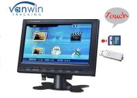 China Auto Car Tft Monitor , Sd Card Usb Interface In Car Tft Lcd Monitor Touch Screen for sale