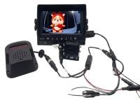 China 1080P HD BSD Blind Spot Detection Aid AI Camera Sound And Light Alarm With 7 Inch Monitor for sale