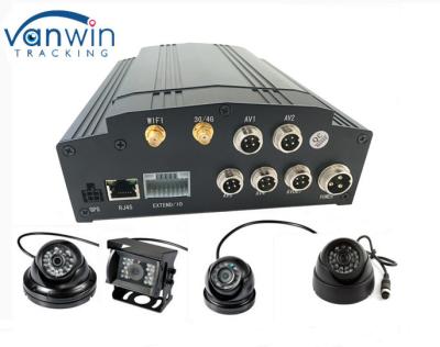 China 4G HDD SD GPS Bus Vehicle Mobile DVR Recorder 720P with Panic Button for sale