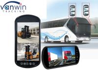 China Rearview TFT Car Monitor VGA input With Double Recording Dispiay for sale